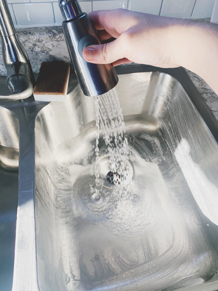 Easy Stainless Sink Cleaning Process – Kate with a Twang